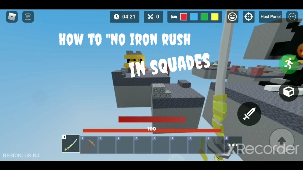 2 ways to *No iron rush in squads*(roblox bedwars) - YouTube
