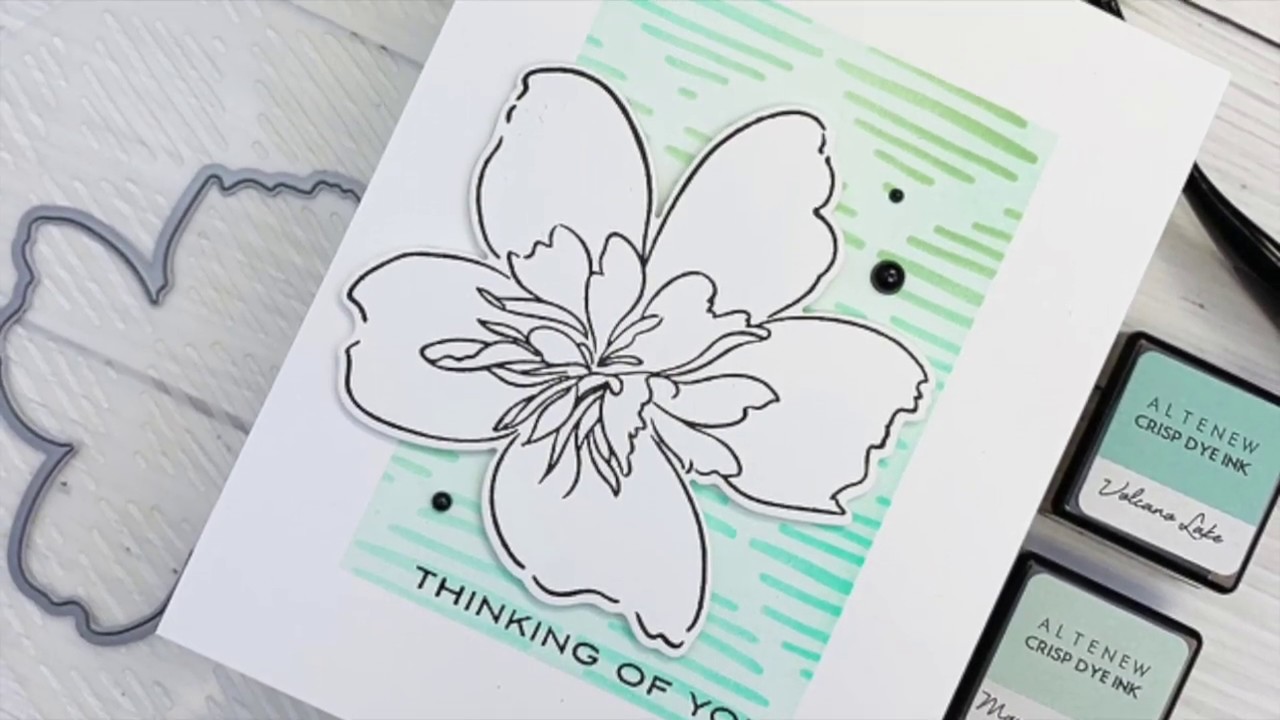 How to Create a Background Focus for Quick and Easy Cards - YouTube