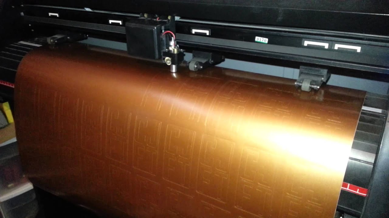 CJFT decals getting cut - YouTube