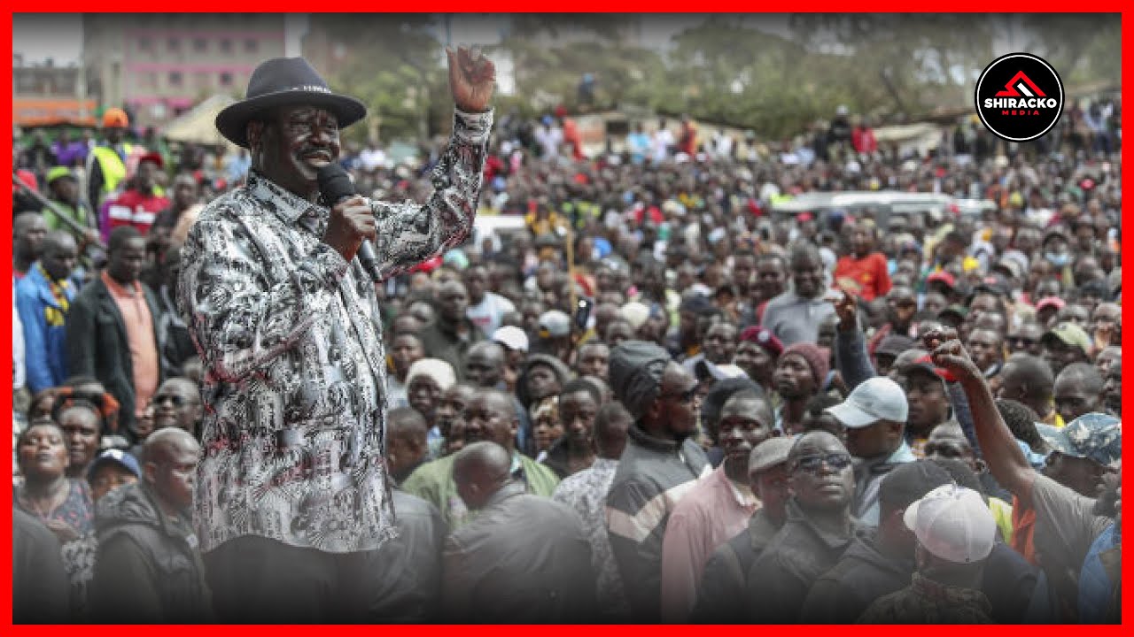 LIVE:RAILA ADDRESSING THE WORLD AT KAMKUNJI GROUNDS - YouTube