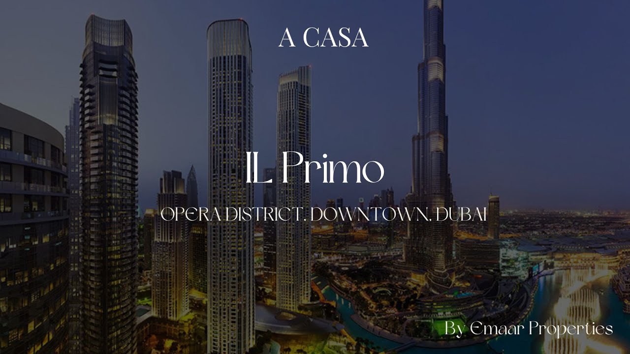 Experience Luxury Living at IL Primo in Downtown Dubai! 🌟 | Apartments ...