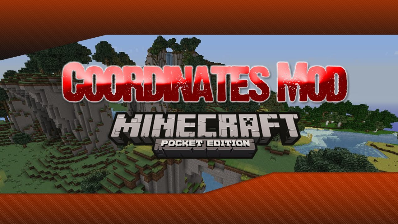 Coordinates Mod - MCPE Script Mod - YouTube