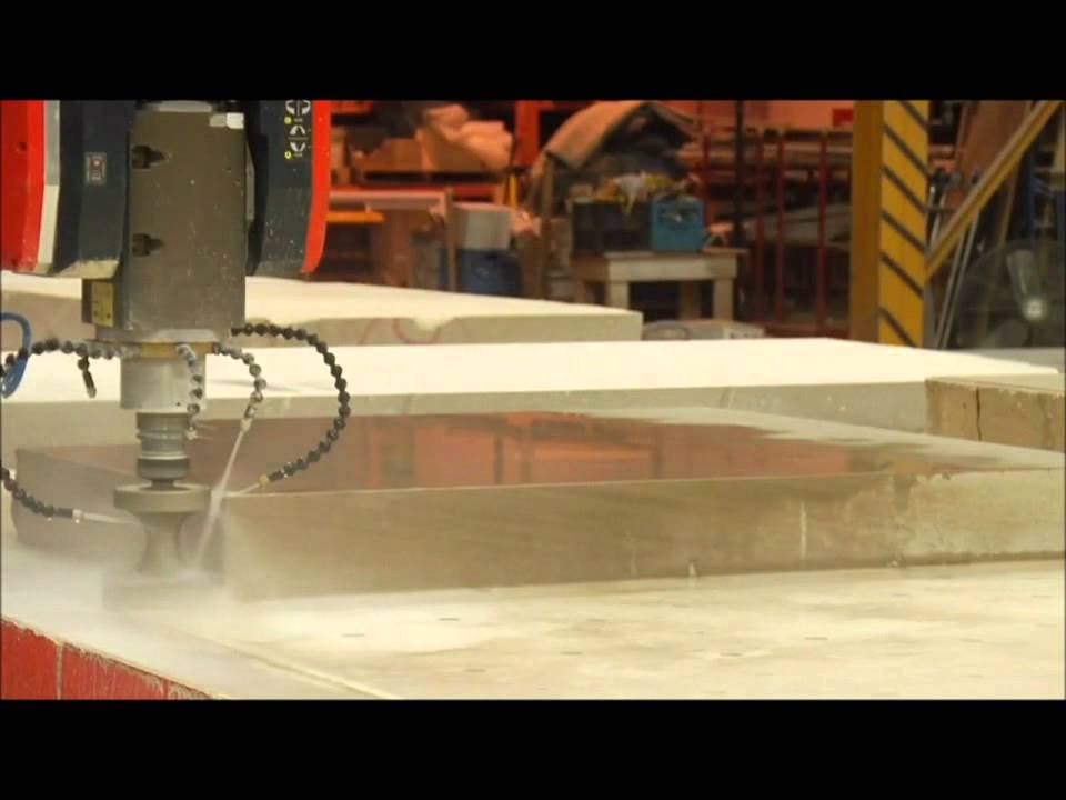 5 Axis CNC Stone Router - YouTube
