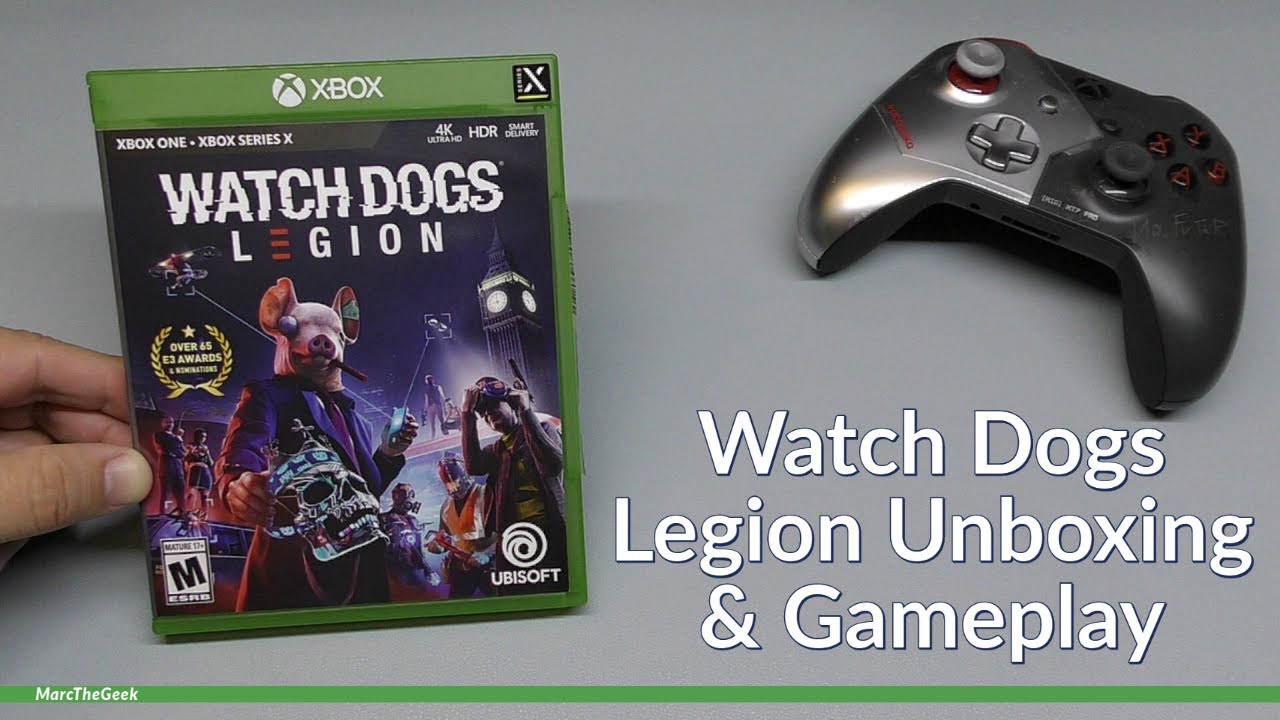 Watch Dogs Legion Unboxing & Gameplay - YouTube