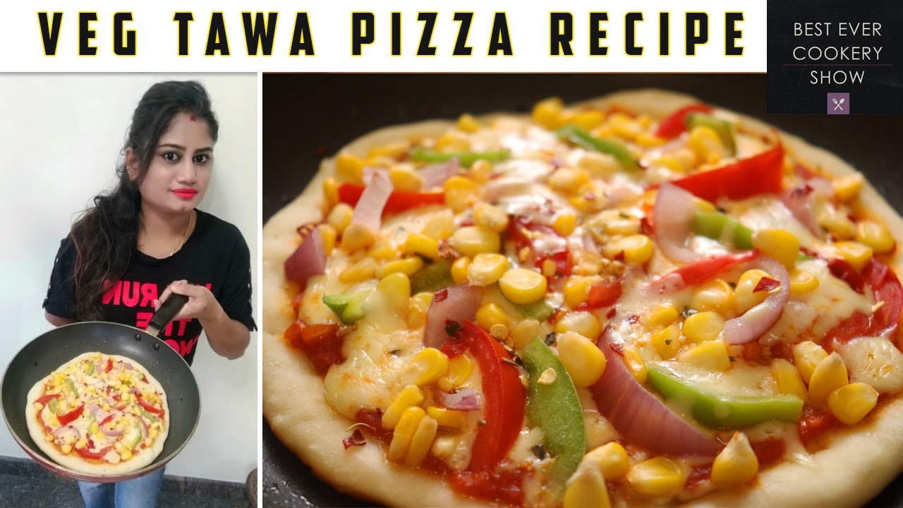 Veg Pan Pizza Recipe in Kannada | Home made Pizza | Best Ever Cookery ...