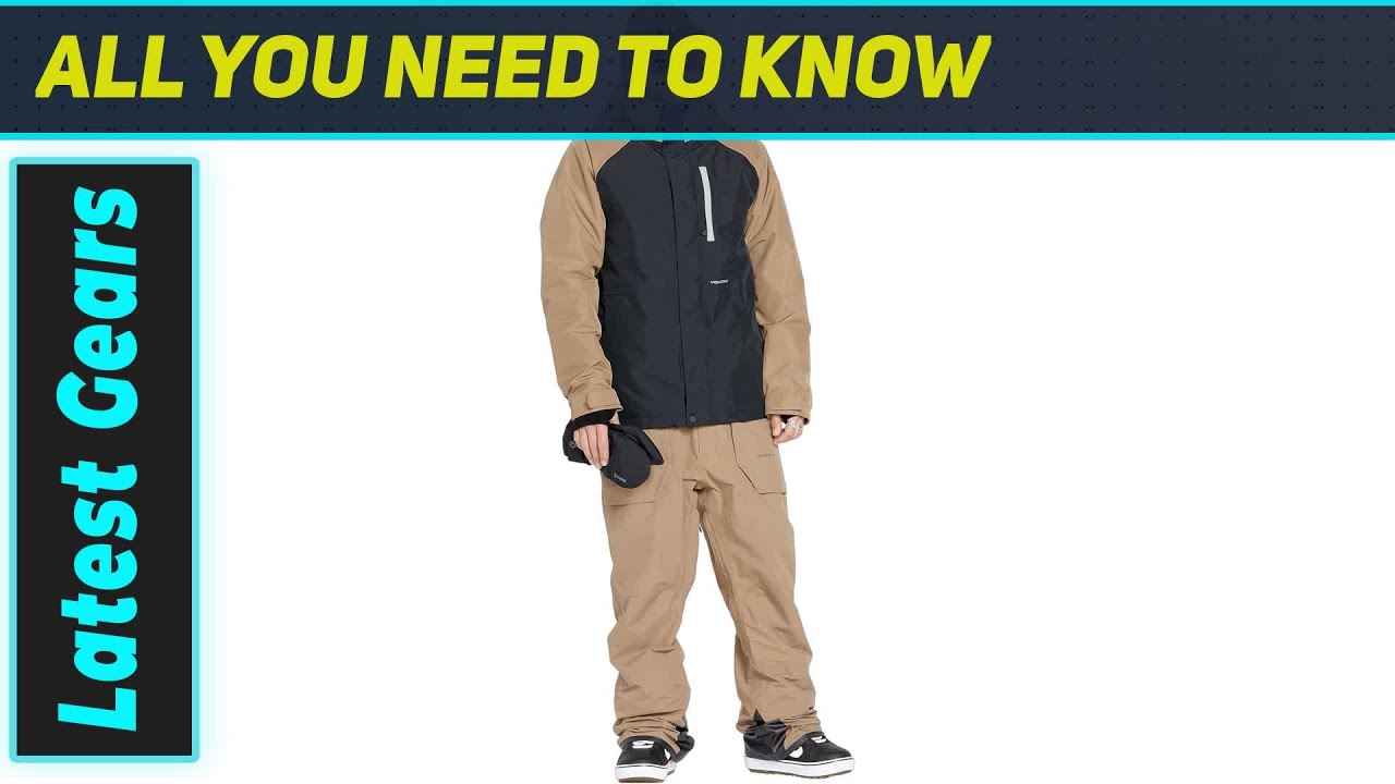Volcom Rain Gore-Tex Bib: The Ultimate Snow Protection - YouTube