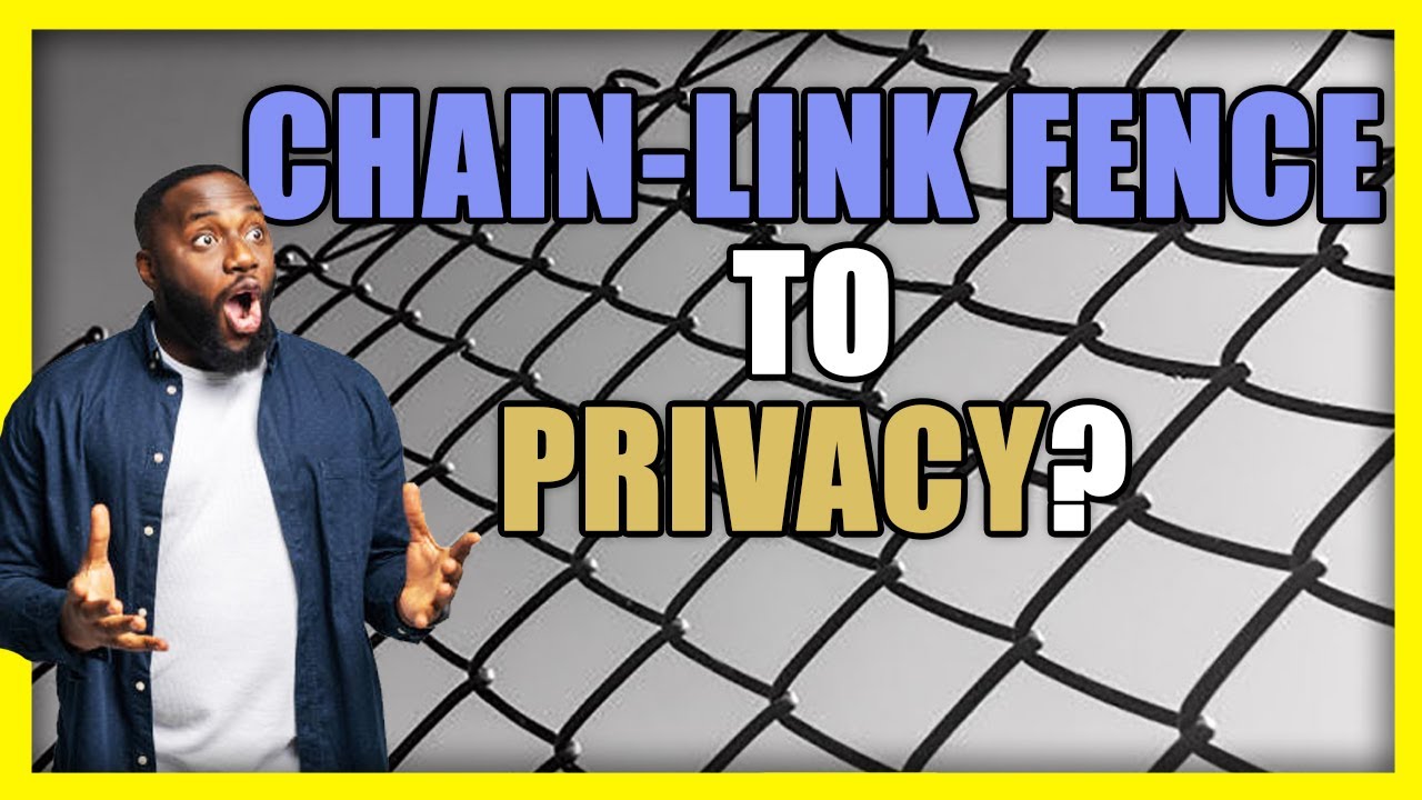 DIY Chain-Link Fence Makeover: Add Privacy with Slats - YouTube