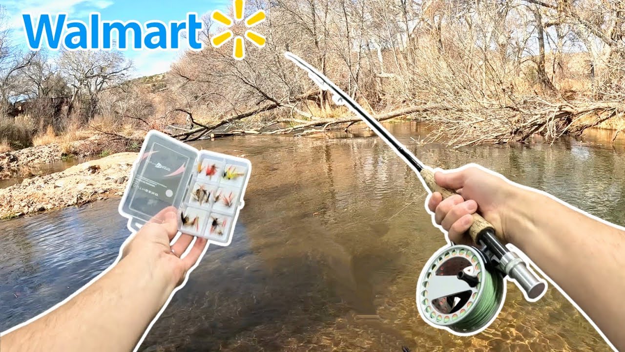 Walmart Fly Fishing Challenge! || Do Their INSANELY Cheap Flies Catch ...