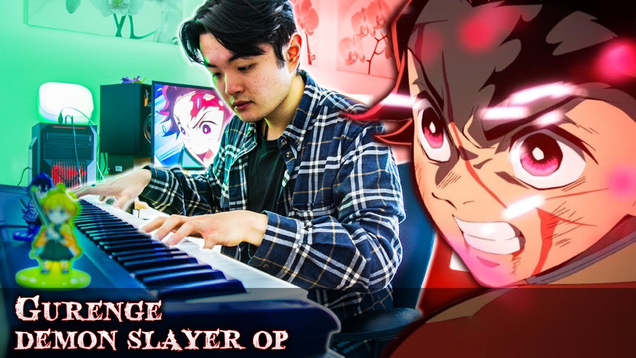 DEMON SLAYER OPENING 1 - Gurenge | Piano Cover (LiSA, Kimetsu no Yaiba ...