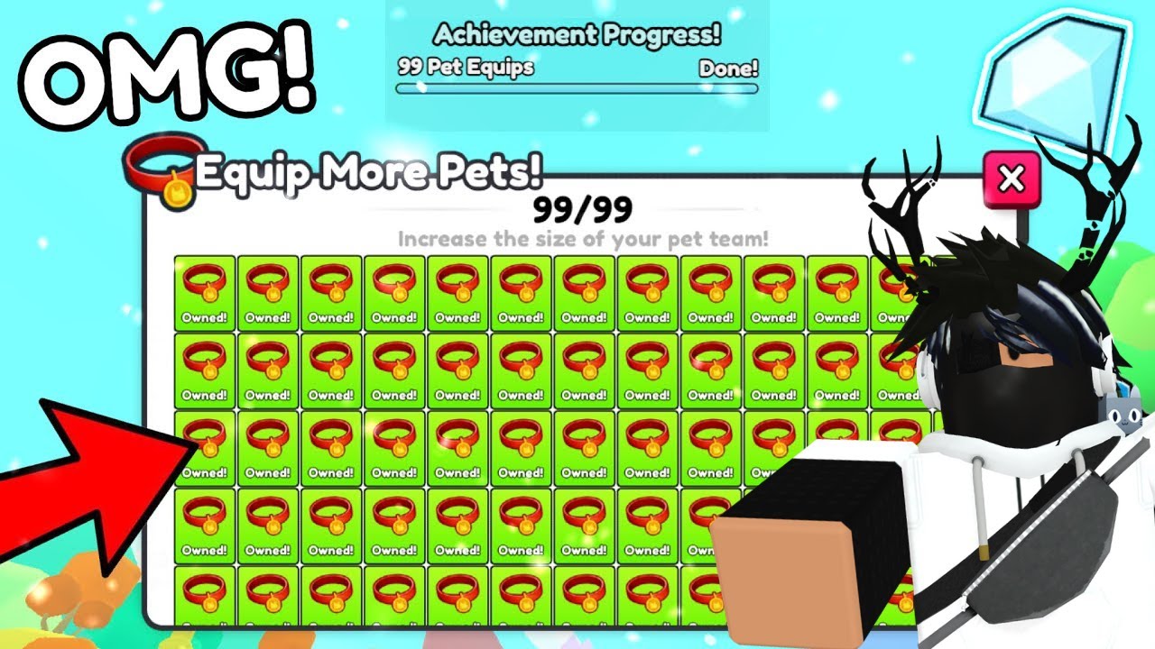 I GOT MAX PET EQUIP & THIS HAPPENS IN (PET SIMULATOR 99) - YouTube