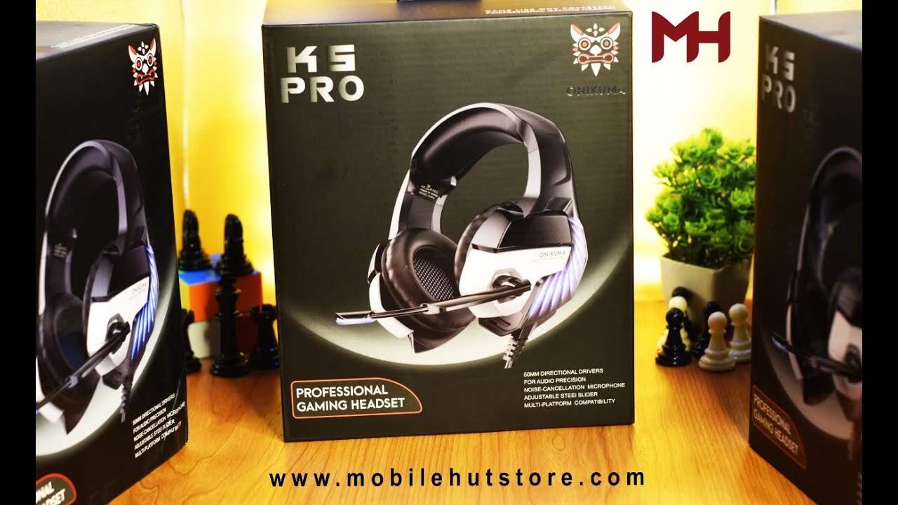 K5 Pro (Onikuma) Gaming Headphones Short Review for Mobile Phone/PS4 ...