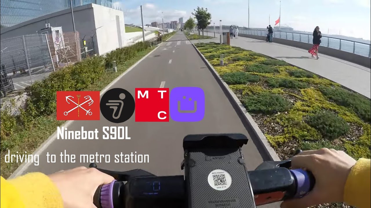 "Urent" Ninebot S90L Electric Scooter To Rent - day riding - YouTube