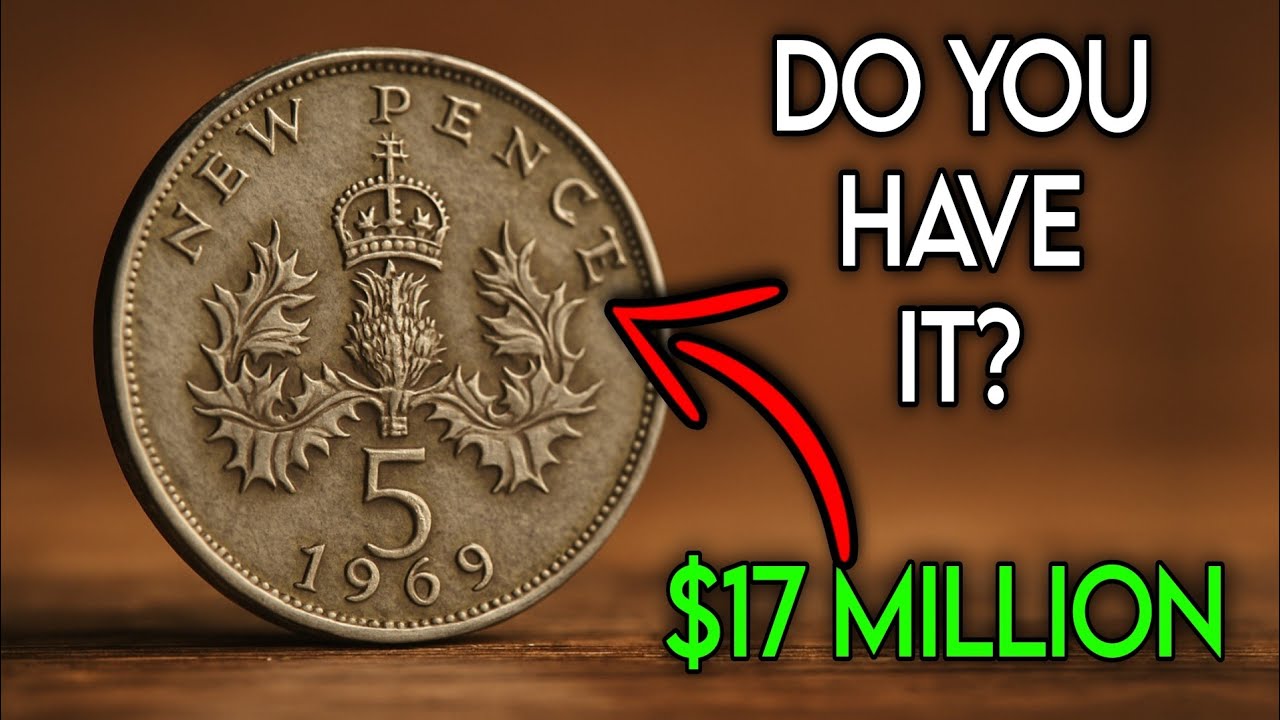 Top 6 UK Five New pence Elizabeth Coins, Most Expensive , United ...