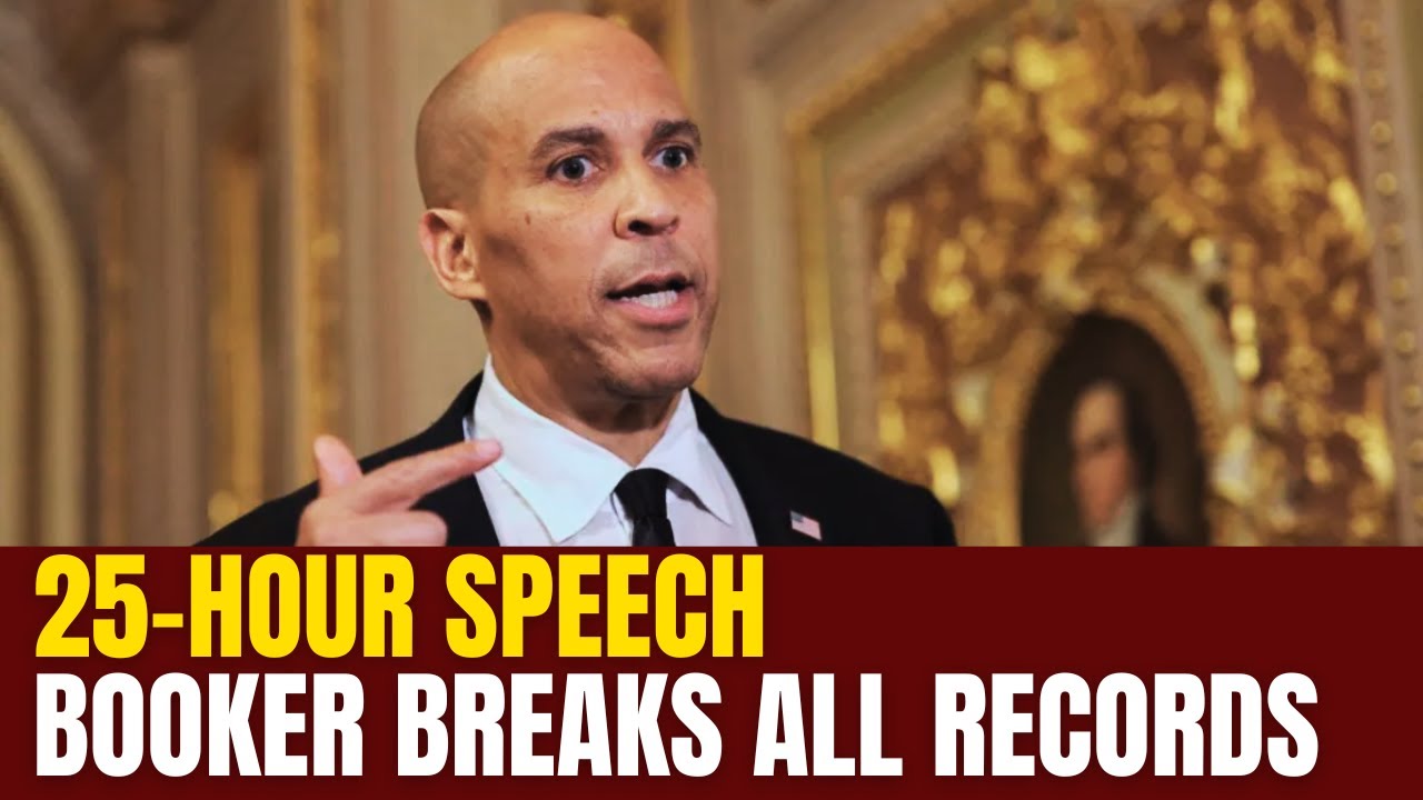 Democratic Senator Cory Booker Breaks Record, Holds Senate Floor For ...