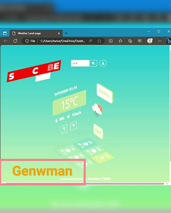Weather App Creativecoding Coding Htmlcss Tutorial Html Code Css