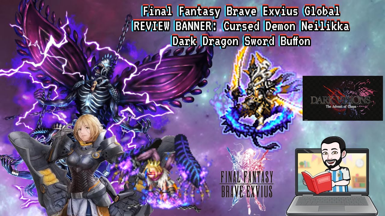 FFBE Global - REVIEW BANNER: Cursed Demon Neilikka y Dark Dragon Sword ...