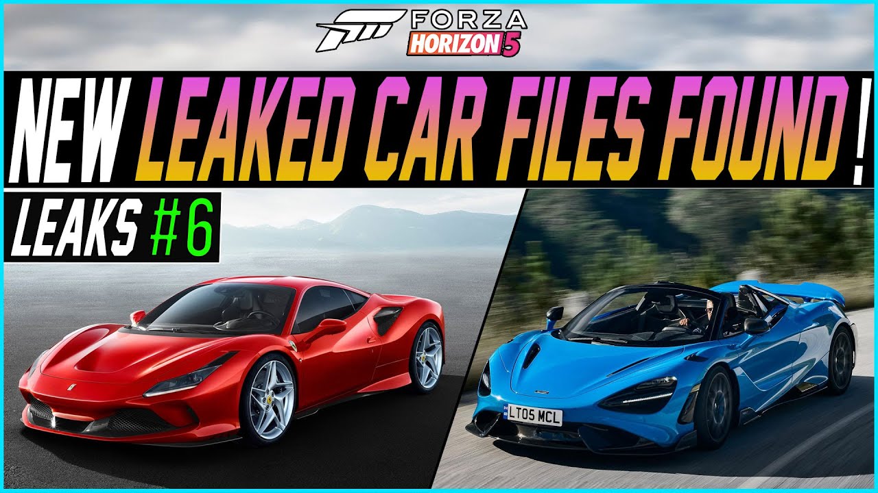 Forza horizon 5 - More NEW Leaked Cars! - Mclarens, Ferrari + RACE CARS ...
