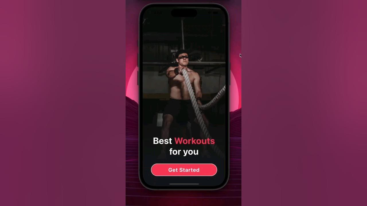 Fitness App in React Native 🔥 #shorts #reactnative #expo #reactjs #app #ui #ios - YouTube