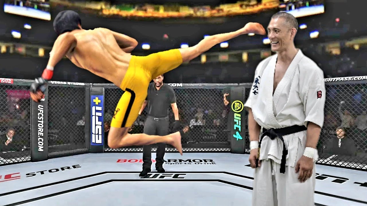 PS5 | Dragon Bruce Lee vs. Master Kenji (EA Sports UFC 4) - YouTube