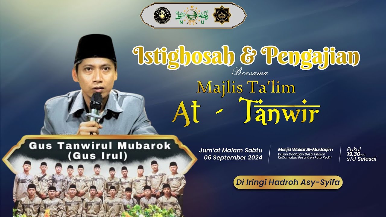 🔴 [LIVE] Majlis At -Tanwir Official | Istighosah & Pengajian Bersama ...