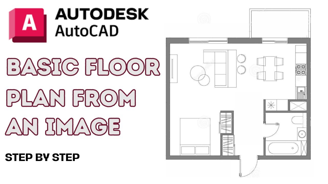 How to Make a Floor Plan in AutoCAD from an Image Quick & Easy Tutorial ...