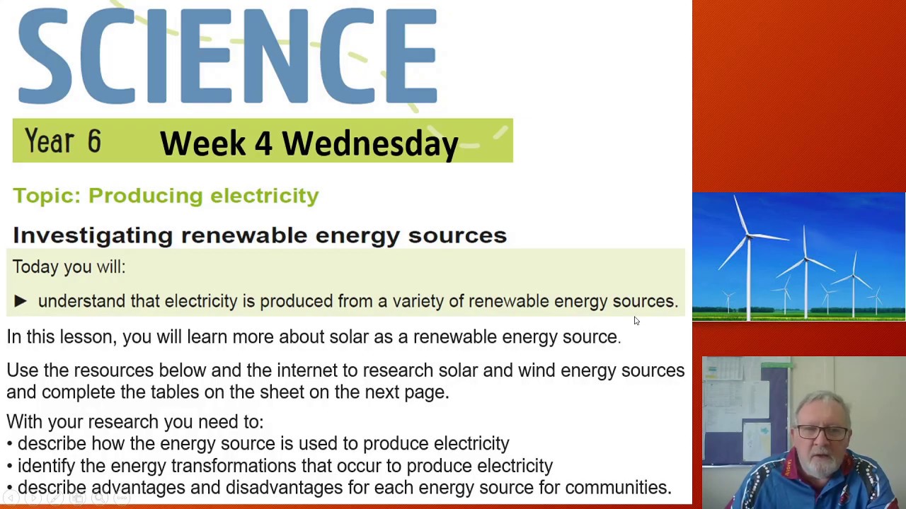 Week 4 Wednesday Science Wind Energy - YouTube