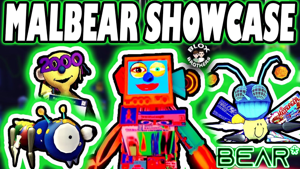 ALL MALBEAR SKINS SHOWCASE / BEAR* / Roblox - YouTube