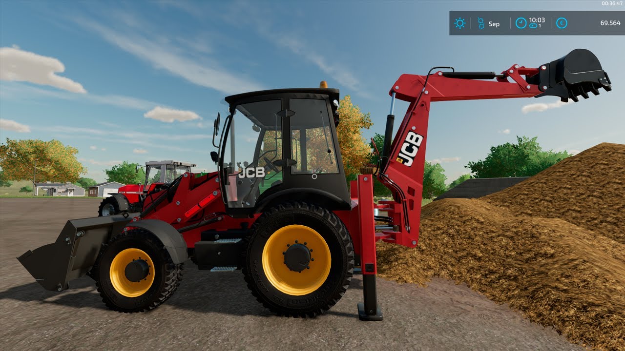 FS22 | Retroexcavadora JCB | JCB Backhoe Loader - YouTube