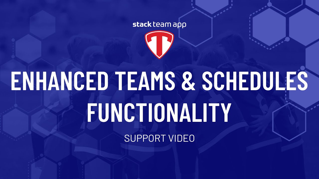 Enhanced Teams & Schedules Functionality - Help Video | Stack Team App ...