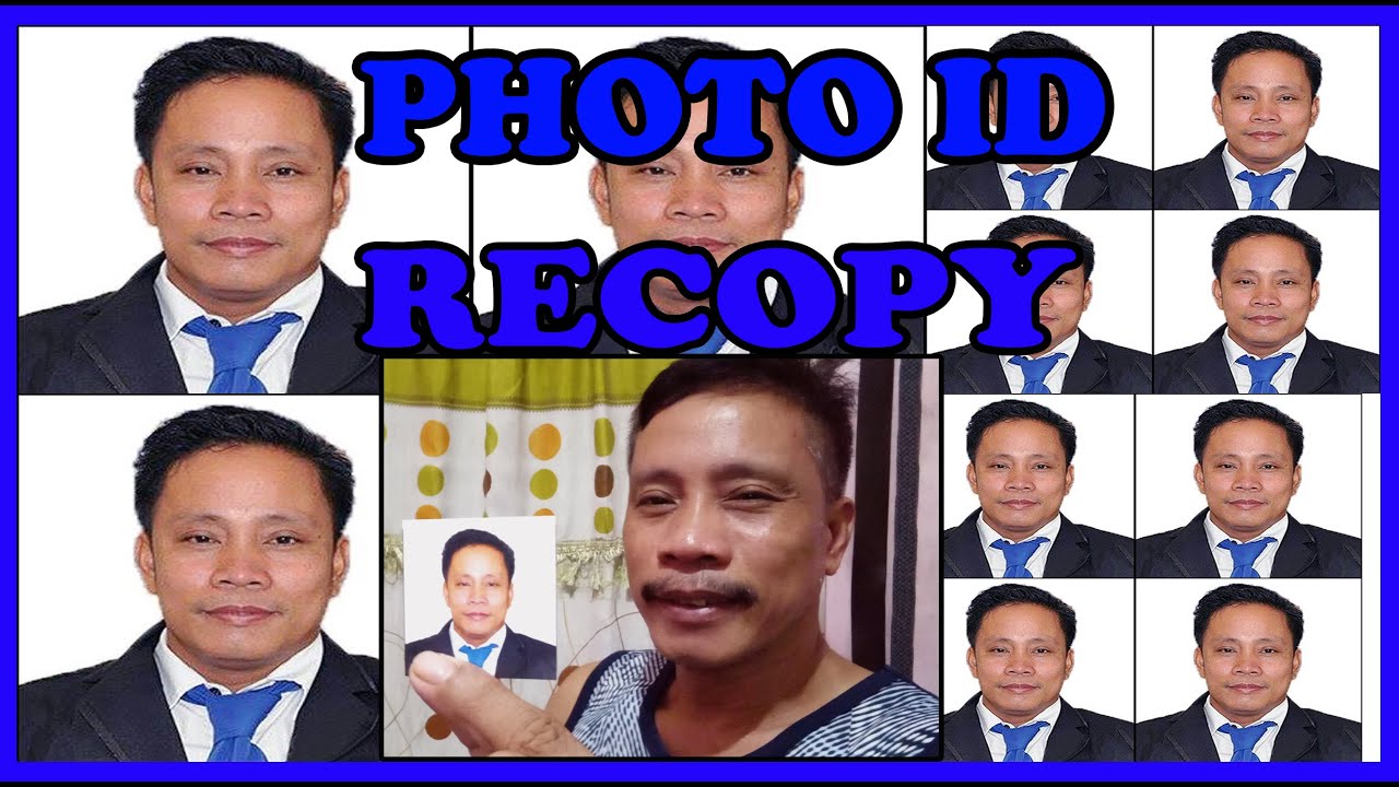 How to recopy old Id picture |Tutorial for Id package - YouTube