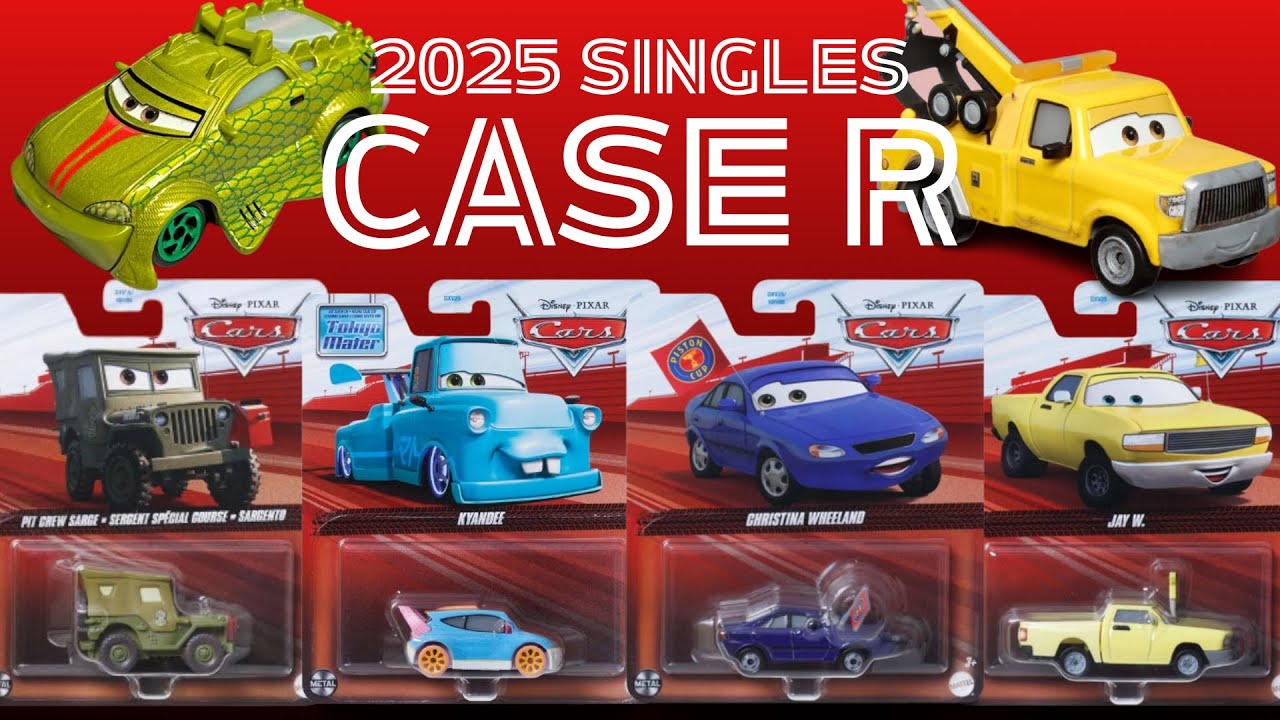 Mattel Disney•Pixar Cars 2025 Die-Cast Singles Case R Contents Reveal ...