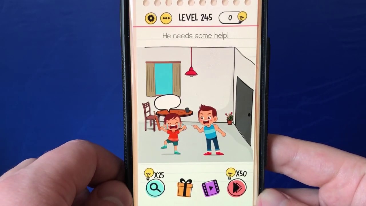 Brain Test He needs some help - YouTube