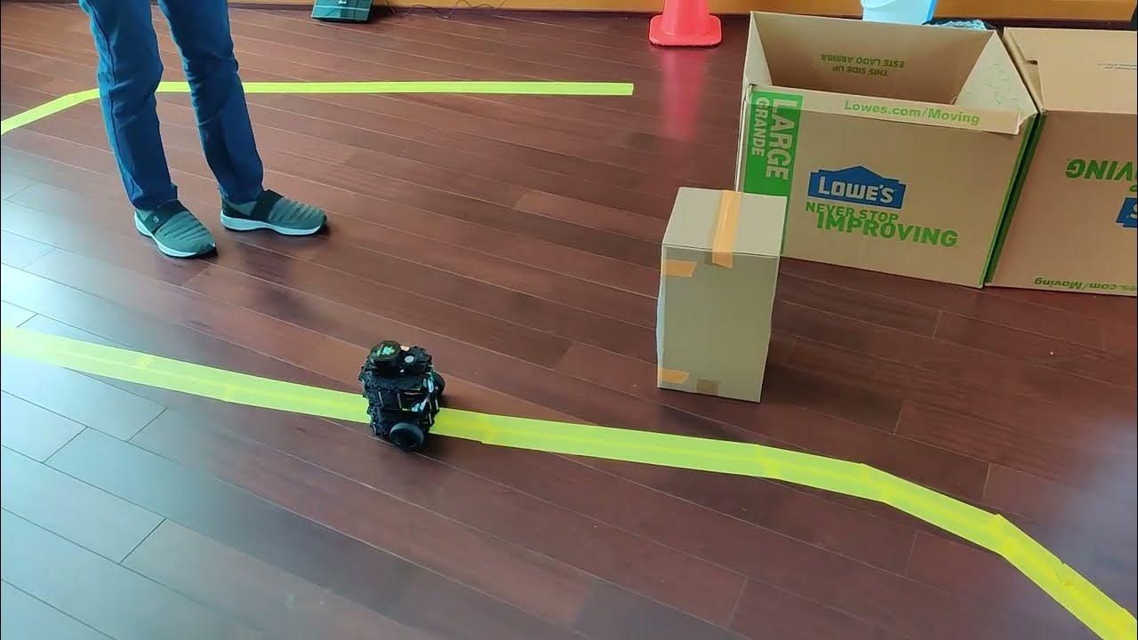 Autonomous navigation using Turtlebot 3 Burger - YouTube