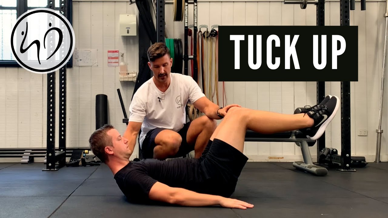 Tuck Up - Beginner core exercise - YouTube