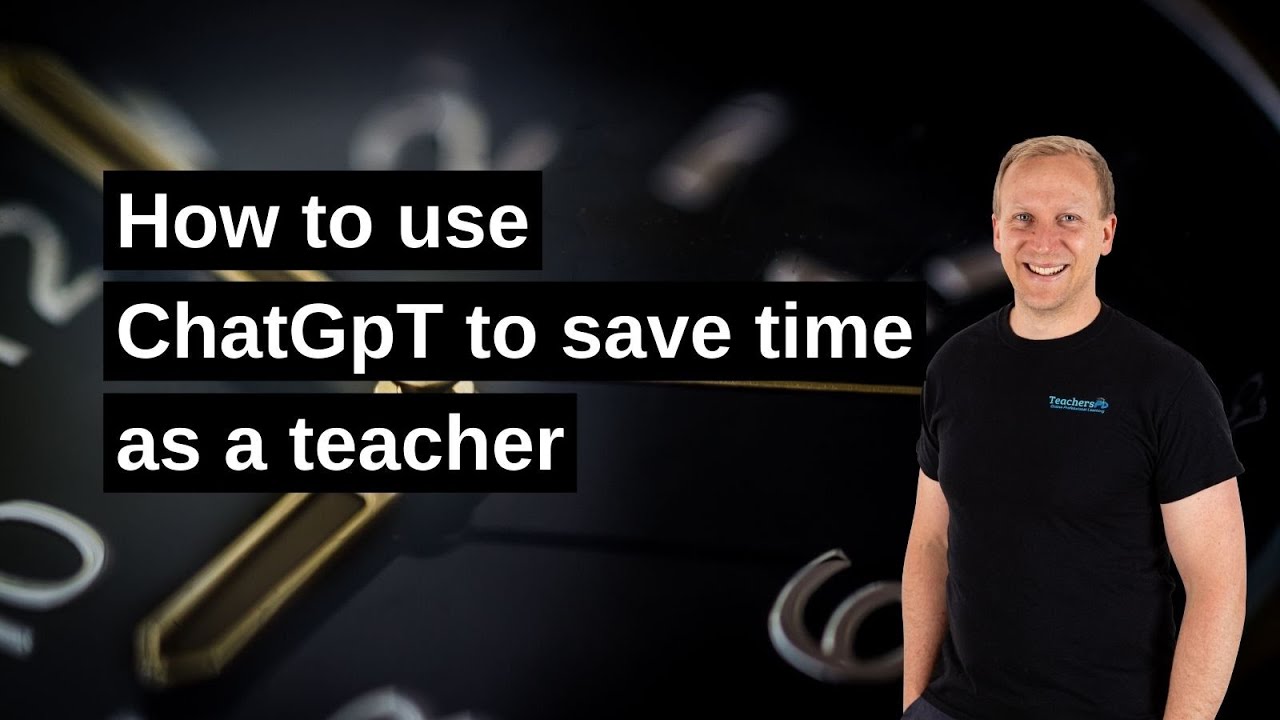How to use ChatGpT to save time as a teacher - YouTube