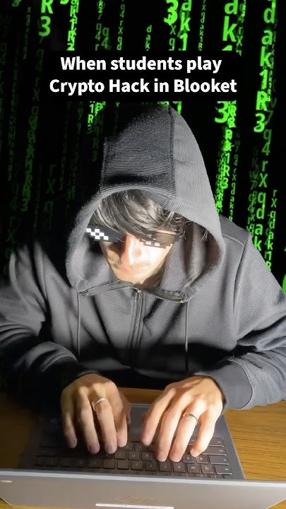 When students play Crypto Hack in Blooket #funnyshorts #lol - YouTube