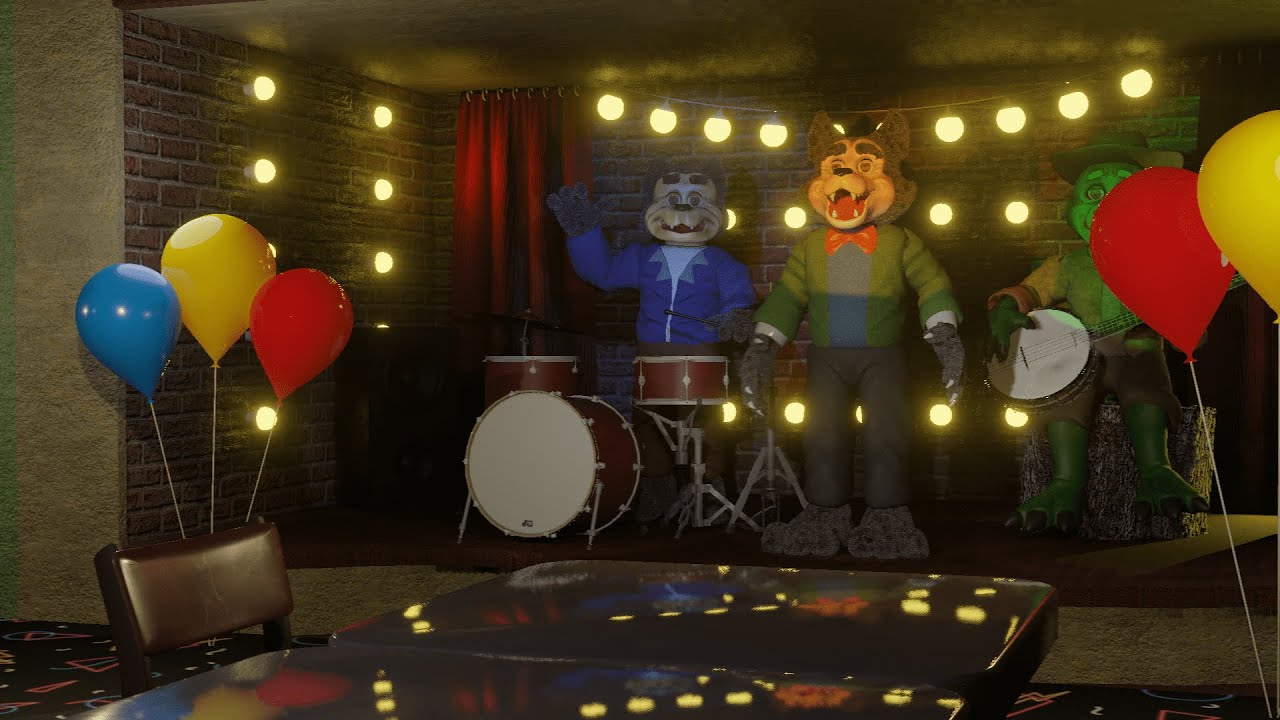 Showstage Animatronics Fan Animation @mini funtime Freddy - YouTube