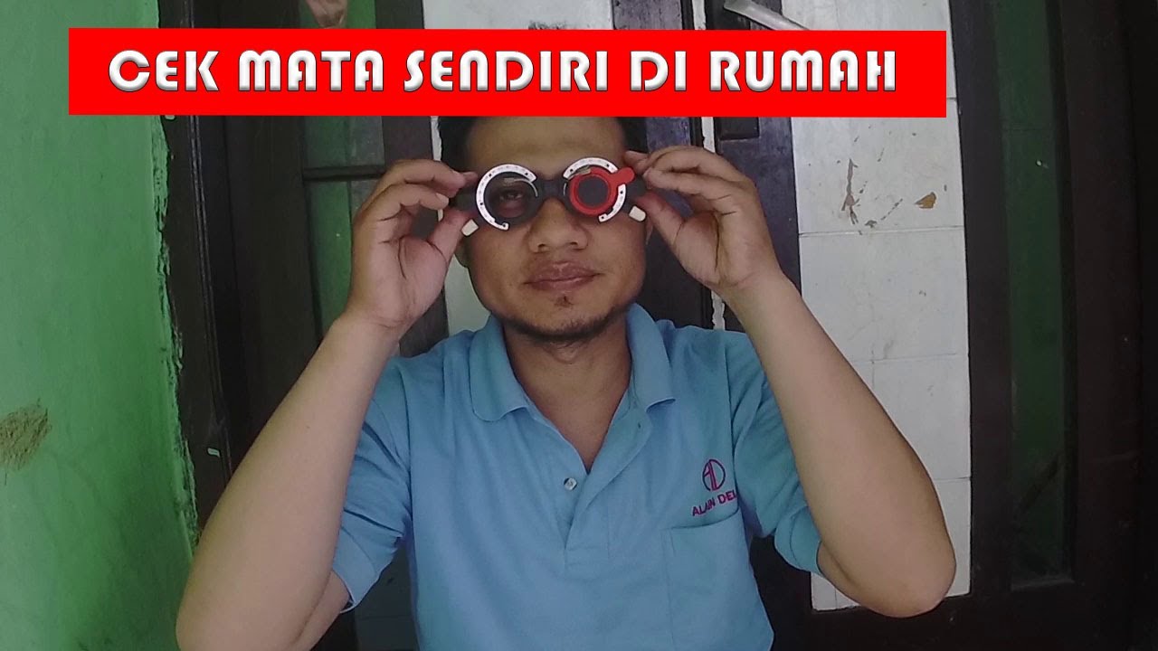 CARA CEK MATA SENDIRI DI RUMAH || MINUS , SILINDER , PLUS DENGAN SNELEN ...