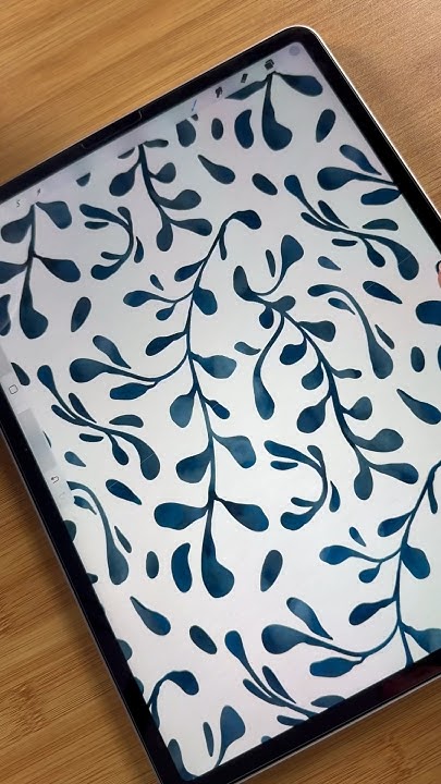 How to draw a seamless pattern in Procreate #procreatetutorial - YouTube