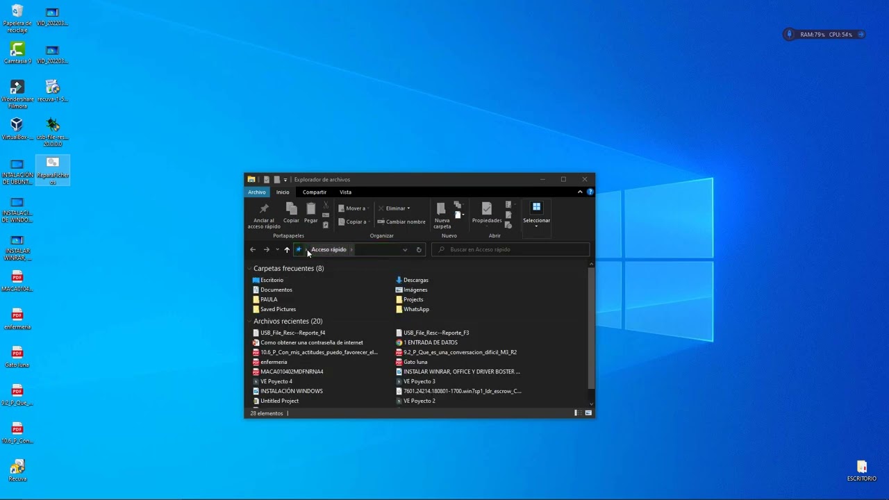 REPARA ARCHIVOS DE TU USB CON REPARA FICHEROS - YouTube