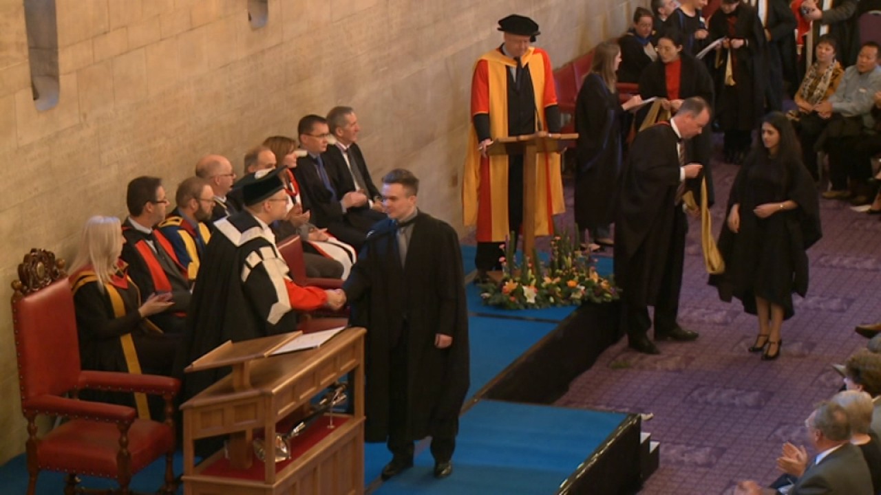 congregation graduation ceremony Newcastle University 2015 - YouTube