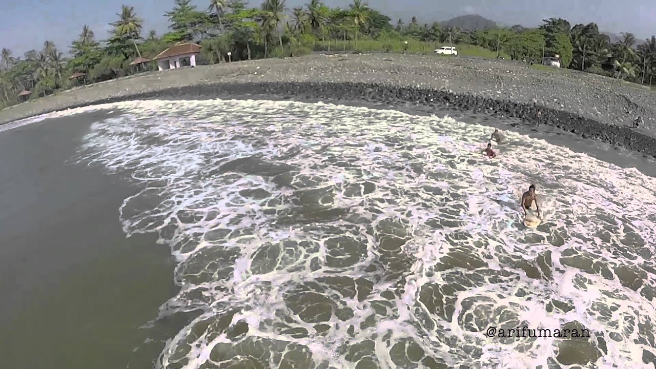 CIMAJA SURF AERIAL FOOTAGE - YouTube