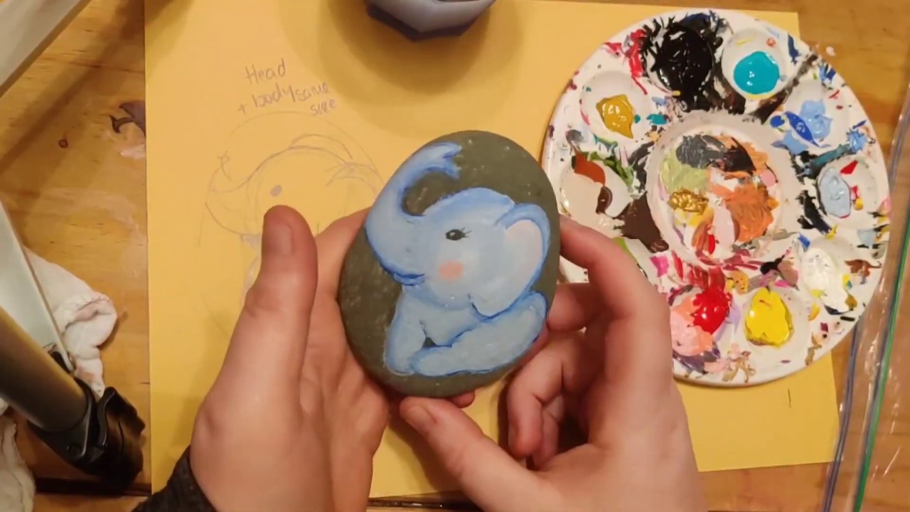 Rock Tutorial - Baby elephant - YouTube