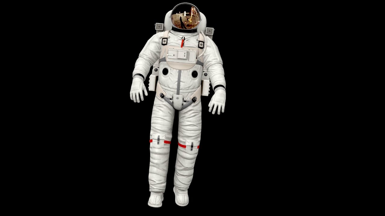 Floating spaceman animation - YouTube