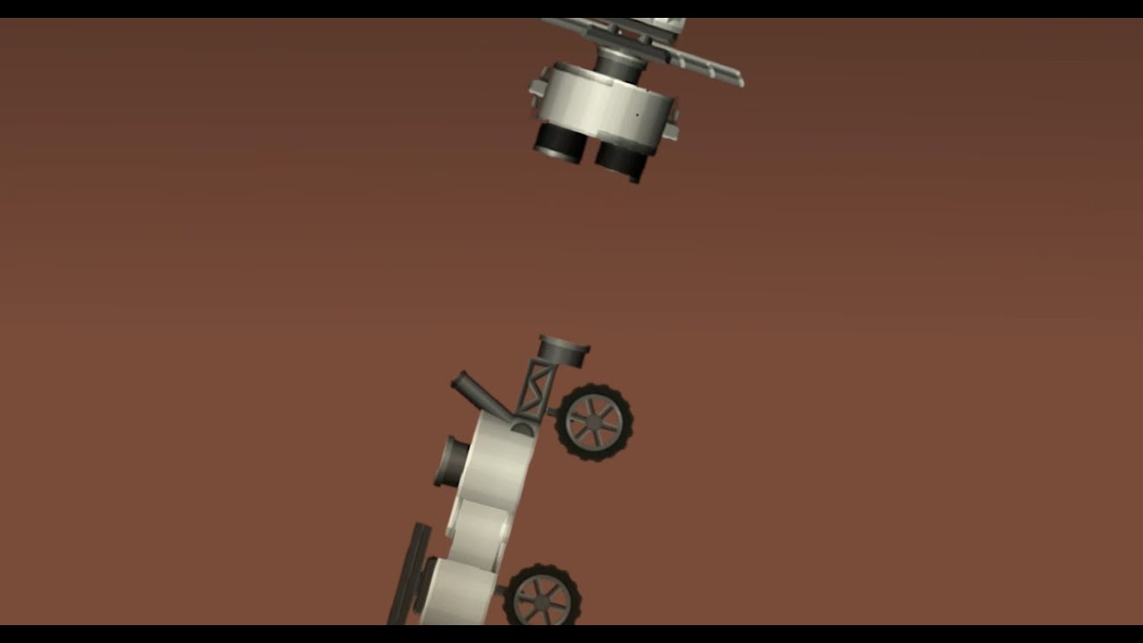 SFS: Landing a rover with a helicopter on Mars! - YouTube