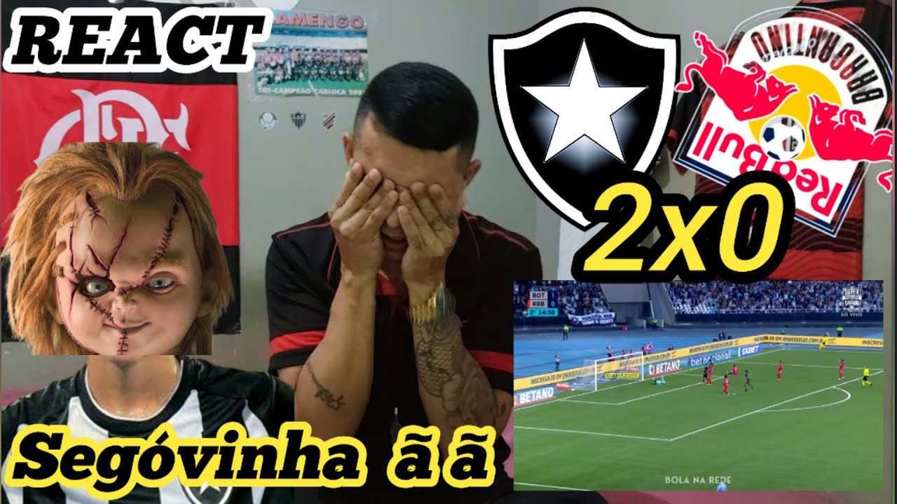 REACT: BOTAFOGO 2X0 RB BRAGANTINO Brasileirão 2023 Melhores Momentos e Gols. - YouTube