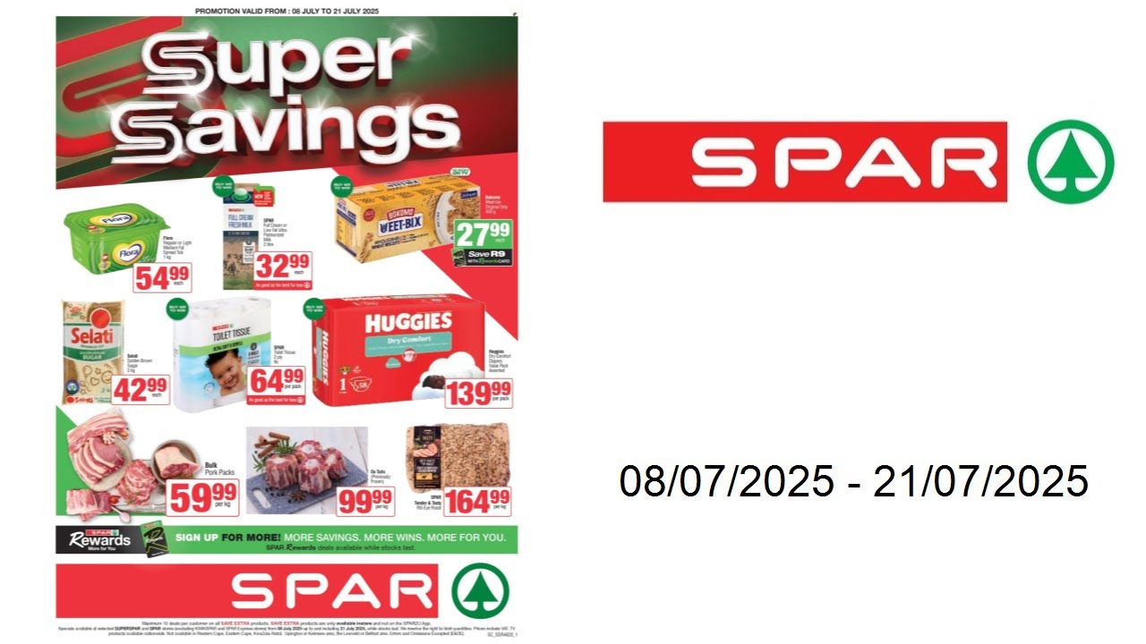 SPAR specials - Specials - 08/07/2025 - 21/07/2025 - YouTube