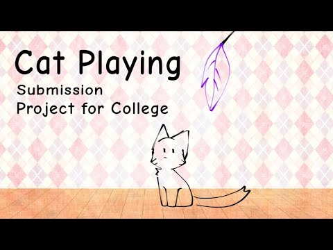 "Cat Playing" | Flipaclip Animation | College Project - YouTube