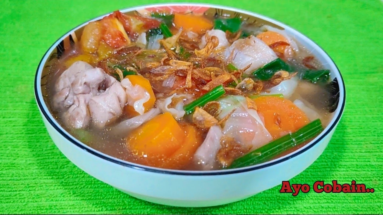 Resep sup ayam yang empuk dan segar ||sup ayam bening||. - YouTube