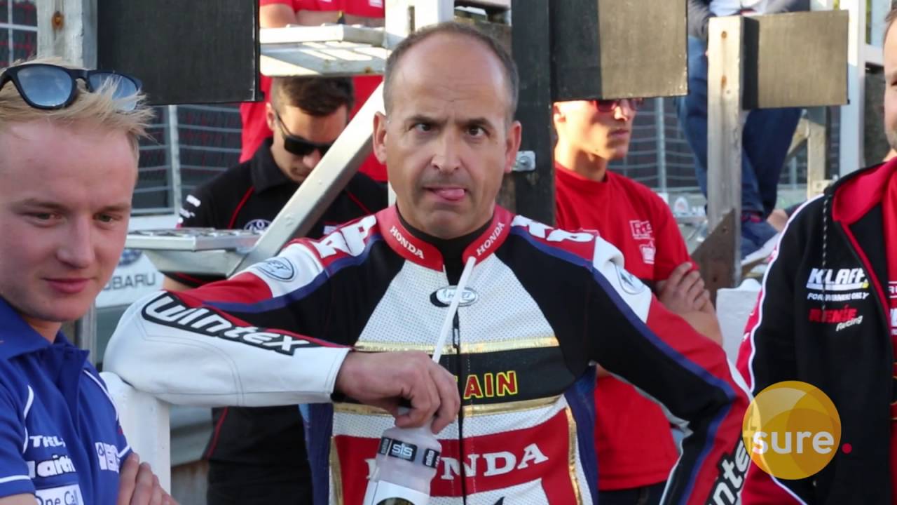 IOM TT - Sure Side Car Rider Tim Reeves Ahead of Race 1 - YouTube